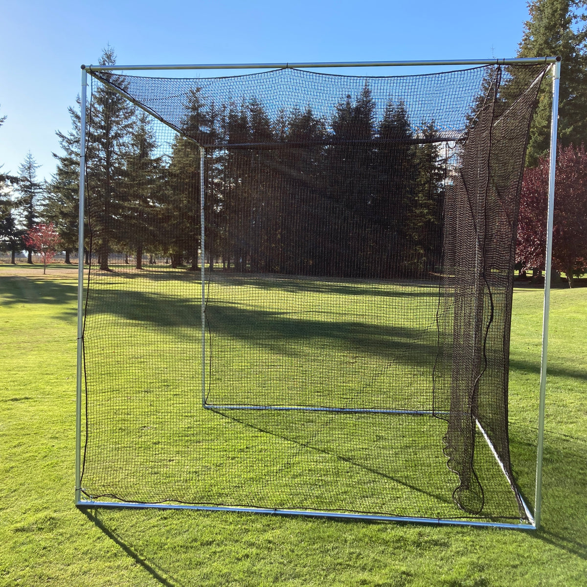 Knotted Nylon Golf Cage Net (Net Only) with Pre-Installed Baffle - 10 ...